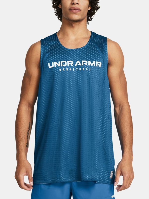UNDER ARMOUR TANK TOP BASELINE REVERSIBLE TANK-BLU - MEN