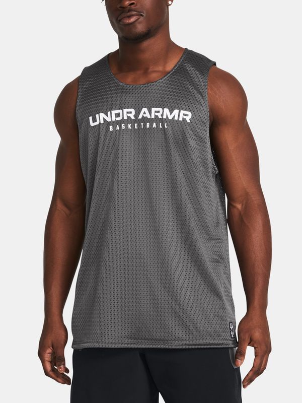 Under Armour Tank Top Baseline Reversible Tank-GRY - Men's