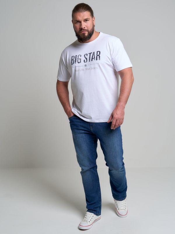 BIG STAR MAN'S T-SHIRT_SS T-SHIRT 150045 CREAM-101