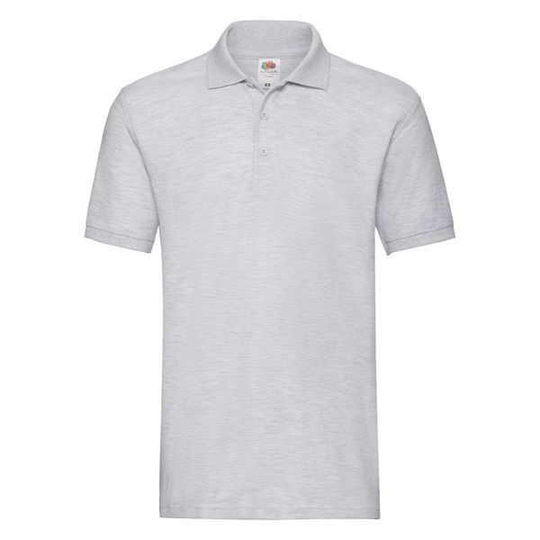 BIAŁA KOSZULKA MĘSKA PREMIUM POLO 632180 100% BFRIUT OF THE LOOM