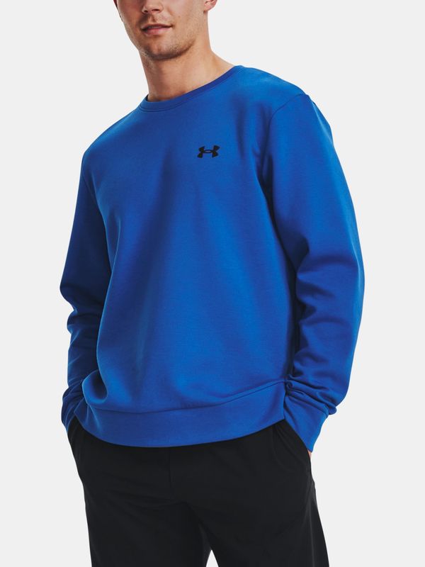 UNDER ARMOUR SWEATSHIRT UA UNSTOPPABLE FLC CREW-BLU - MENS