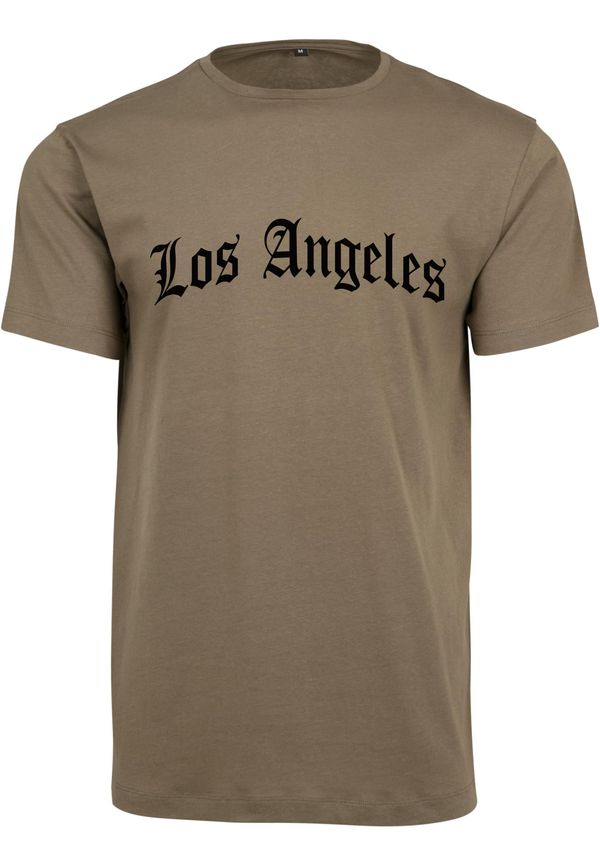 LOS ANGELES TEXTING TEE OLIVE