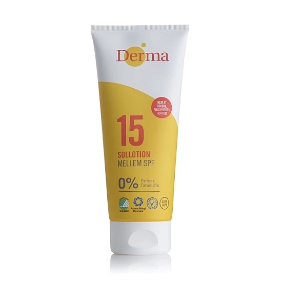 LOSION ZA SUNČANJE SA ZAŠTITNIM FAKTOROM SPF 15 DERMA SUN 200ML