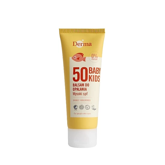 LOSION ZA SUNČANJE ZA DECU SA ZAŠTITNIM FAKTOROM SPF 50 DERMA SUN BABY/KIDS 75ML