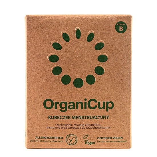 MENSTRUALNA ČAŠA VELIČINE B ORGANICUP 1KOM