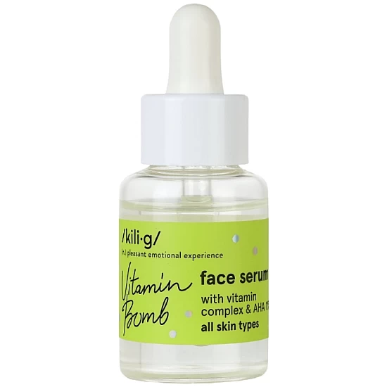 SERUM ZA LICE SA HIJALURONSKOM KISELINOM I VITAMINSKIM KOMPLEKSOM 30 ML - KILIG