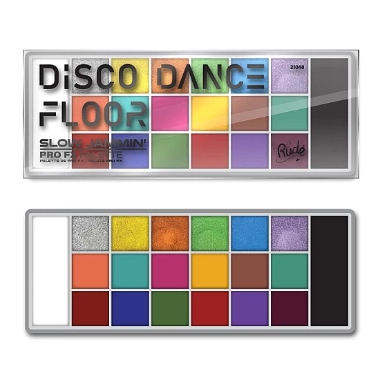 PALETA BOJA ZA LICE I TELO DISCO DANCE FLOOR PROFX PALETTE