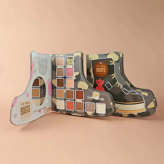 PALETA SENKI ZA OČI RUDE X KOI FOOTWEAR BOOTS COLLECTION - FRIEND FROM MY DREAMS TEDDY BEAR BOOTS