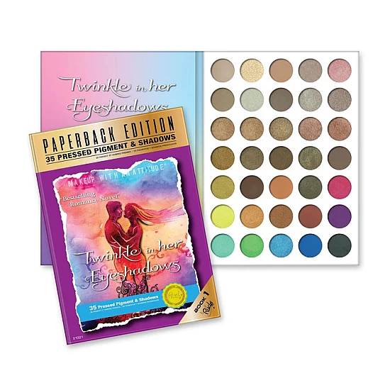 PALETA SENKI ZA OČI TWINKLE IN HER EYESHADOWS PALETTE - PAPERBACK EDITION