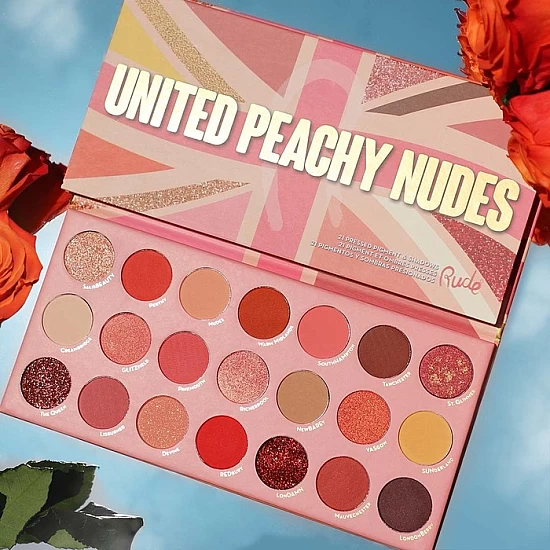 PALETA SENKI ZA OČI UNITED PEACHY NUDES