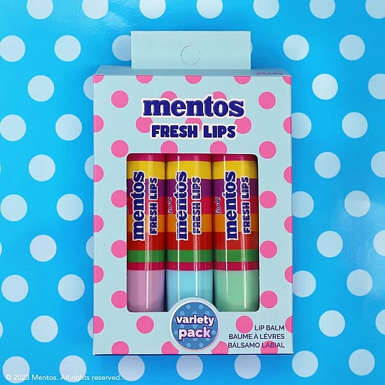 SET BALZAMA ZA USNE MENTOS FRESH LIPS REFRESHING MIX 4 G