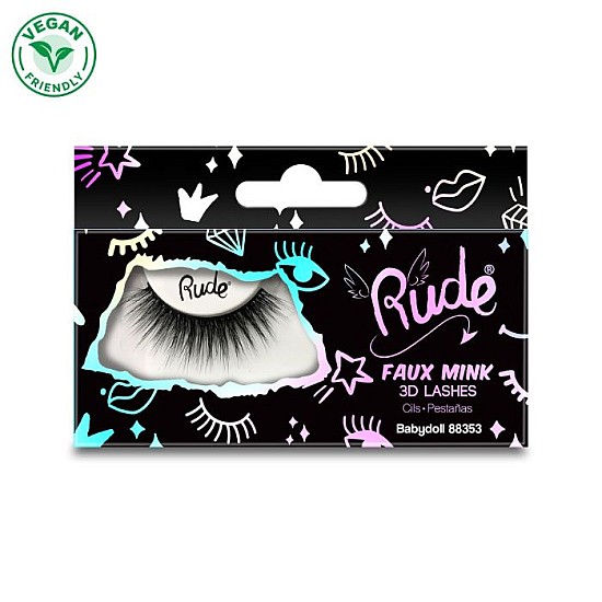 VEŠTAČKE TREPAVICE ESSENTIAL FAUX MINK 3D LASHES - BABYDOLL