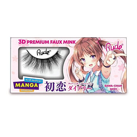 VEŠTAČKE TREPAVICE MANGA COLLECTION 3D FAUX MINK LASHES - SAWA-CHAN