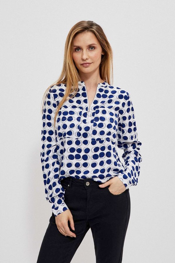 ŽENSKA BLUZA MOODO POLKA DOT