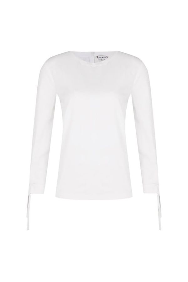 TOMMY HILFIGER SHIRT - ROMA TOP 3/4 SLV WHITE