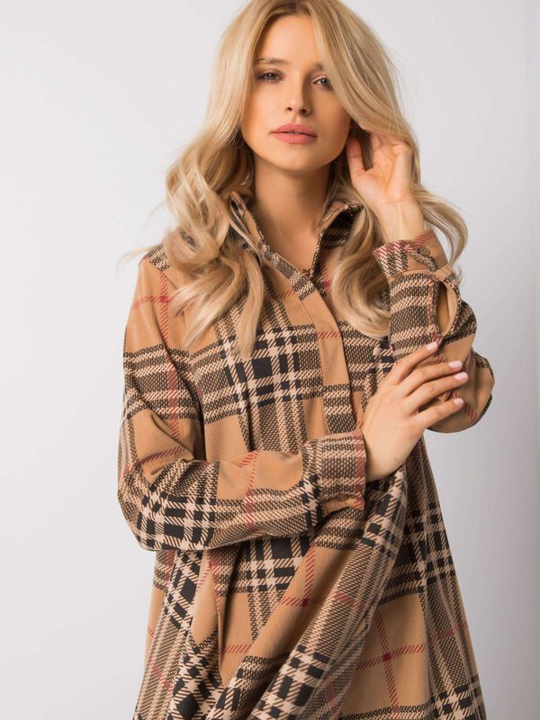 DARK BEIGE TUNIC BY GIZELLE