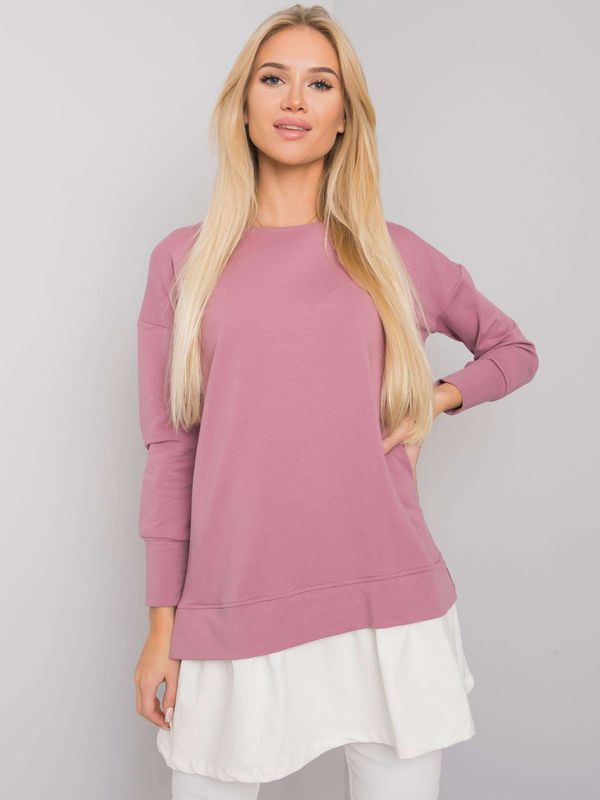 RUE PARIS DUSTY PINK WOMEN'S COTTON TUNIC