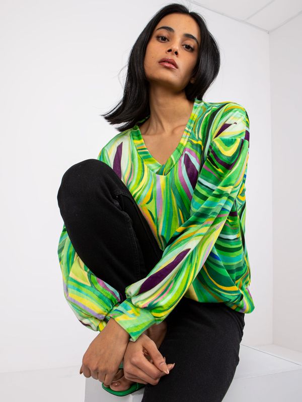 GREEN BLOUSE BY EVELYNE