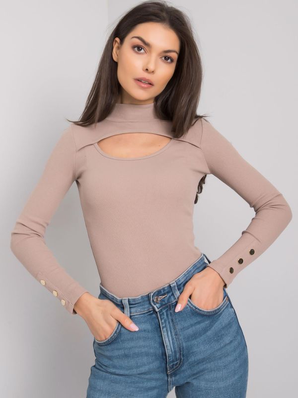ŽENSKA BLUZA FASHIONHUNTERS BEIGE