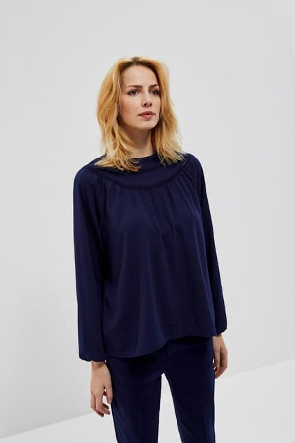 ORDINARY SHIRT BLOUSE - DARK BLUE