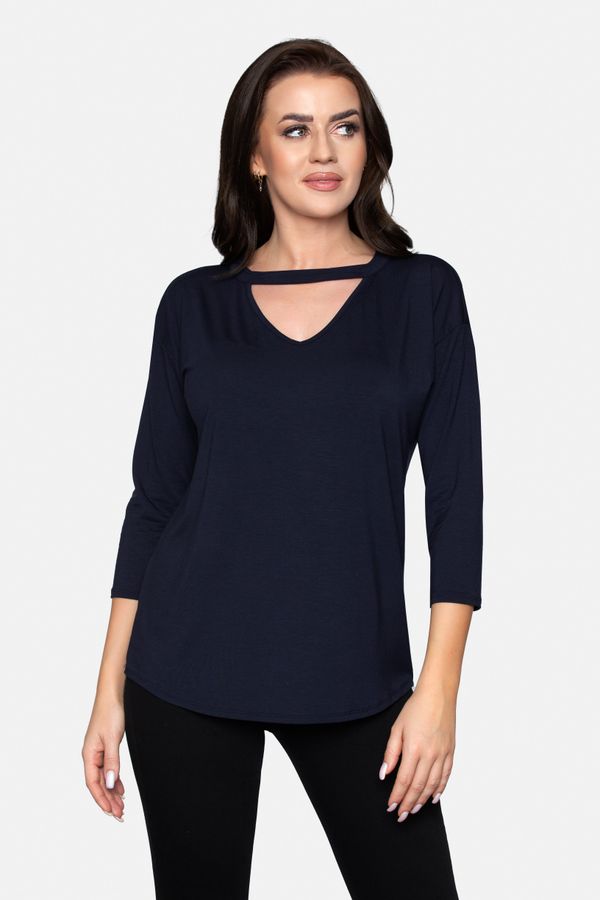 BABELL WOMAN'S BLOUSE ALEXA NAVY BLUE