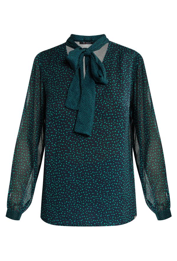 MONNARI WOMAN'S BLOUSES POLKA DOT BLOUSE WITH BINDING
