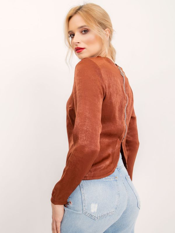 BROWN WOMEN'S BLOUSE BSL