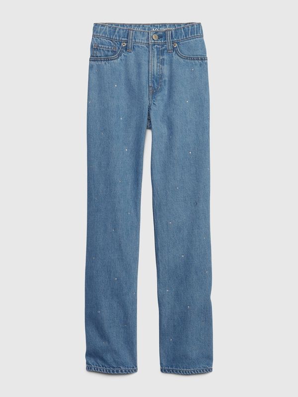 GAP KIDS JEANS '90S LOOSE HIGH RISE - GIRLS