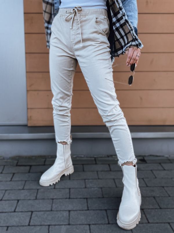 Ženske pantalone DStreet Beige