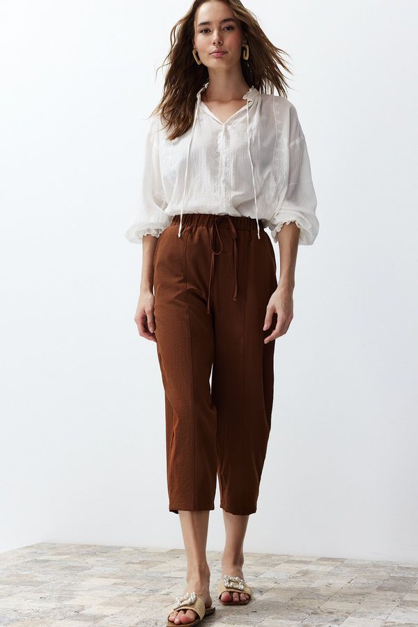 TRENDYOL BROWN HAREM/SHALWAR AEROBIN TROUSERS