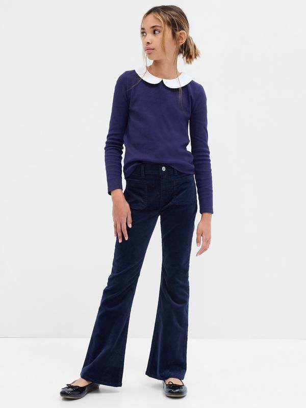 GAP KIDS CORDUROY PANTS FLARE HIGH RISE - GIRLS