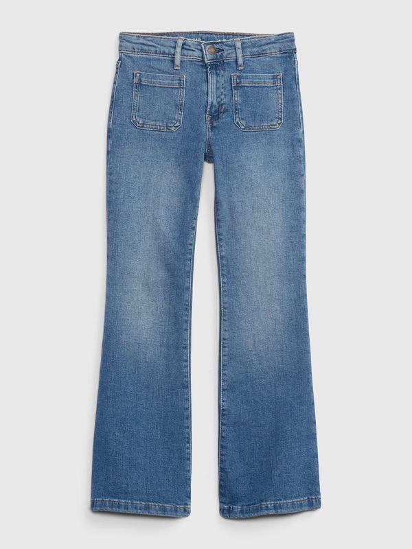 GAP OTROŠKE JEANS FLARE HIGH RISE - GIRLS