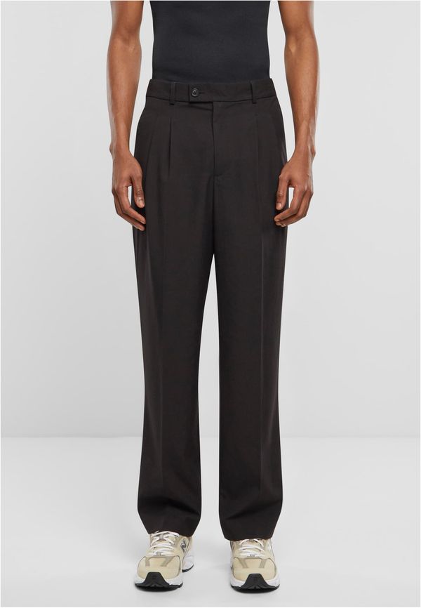 PLEATED TROUSERS - BLACK