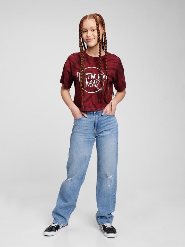 GAP TEEN JEANS MID RISE '90S LOOSE WASHWELL - GIRLS