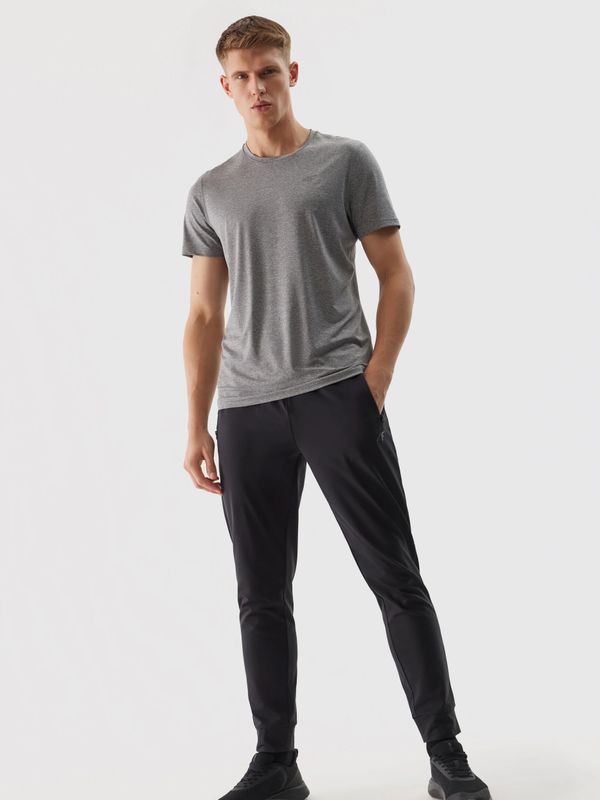 MEN'S 4F QUICK DRY SPORTS PANTS - BLACK