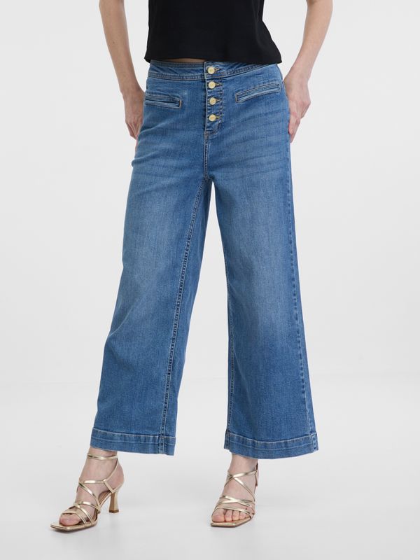 ORSAY BLUE WOMEN WIDE JEANS - WOMEN