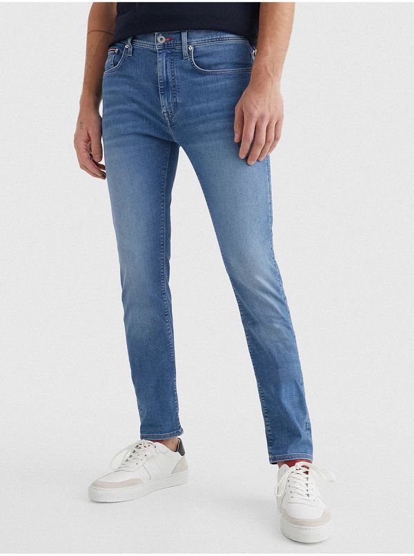 TOMMY HILFIGER JEANS - SLIM BLEECKER SSTR SPRUCE BLUE BLUE