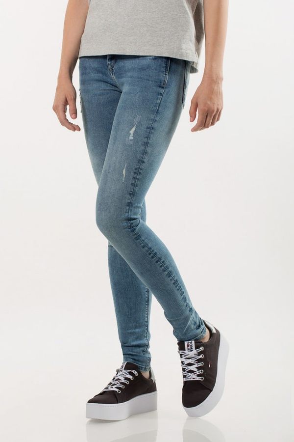 TOMMY JEANS JEANS - TOMMY HILFIGER MID RISE SKINNY NORA BLUE