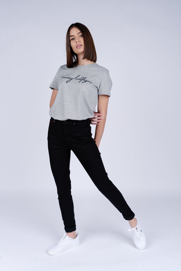 TOMMY JEANS JEANS - MID RISE SKINNY NORA DNBST BLACK