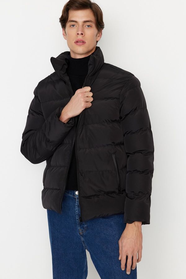 TRENDYOL BLACK REGULAR FIT WINDPROOF DOWN JACKET