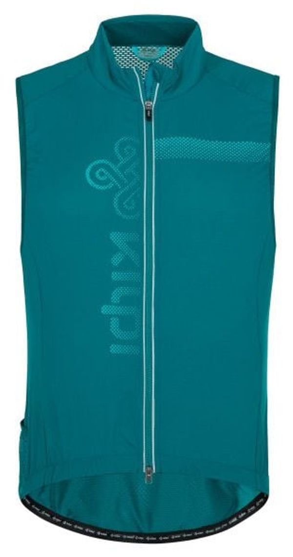 MEN'S CYCLING VEST KILPI FLOW-M TURQUOISE