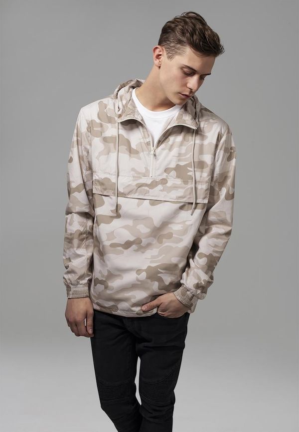 CAMO PULL OVER WINDBREAKER SANDCAMO