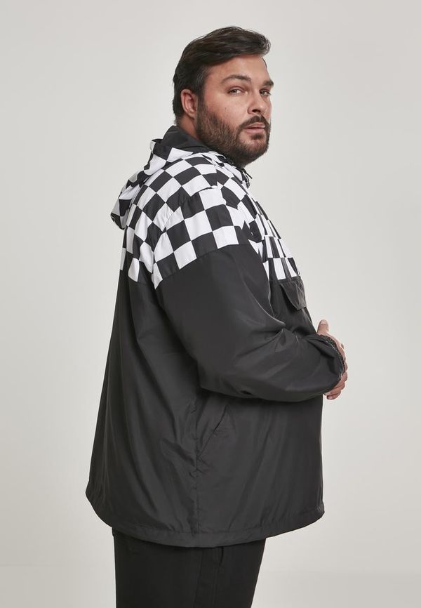 CHECK PULL OVER JACKET BLK/CHESS