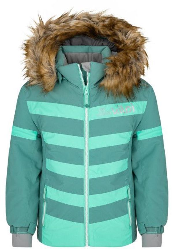 GIRLS SKI JACKET KILPI MASSIMA-JG TURQUOISE