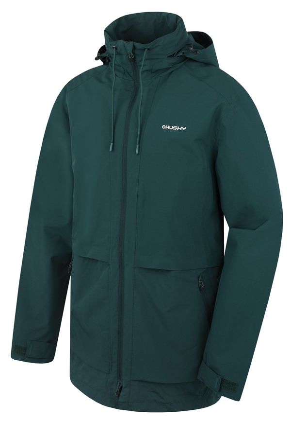 MEN'S HARDSHELL COAT HUSKY NEVR M DK. PUTTING GREEN