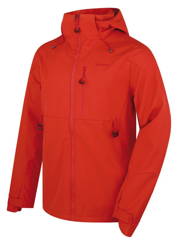 MEN'S SOFTSHELL JACKET HUSKY SAURI M RED