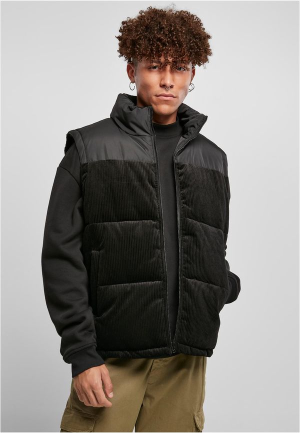 CORDED VEST BLACK