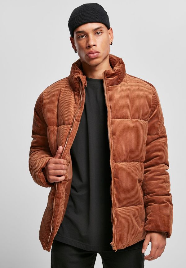 CARAMEL BOXED CORDUROY JACKET