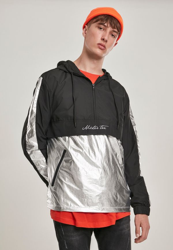 MISTER TEE REFLECTIVE WINDBREAKER BLACK