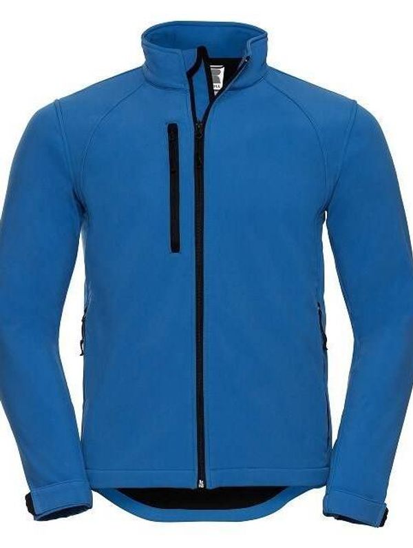 BLUE MEN'S SOFT SHELL RUSSELL JACKET